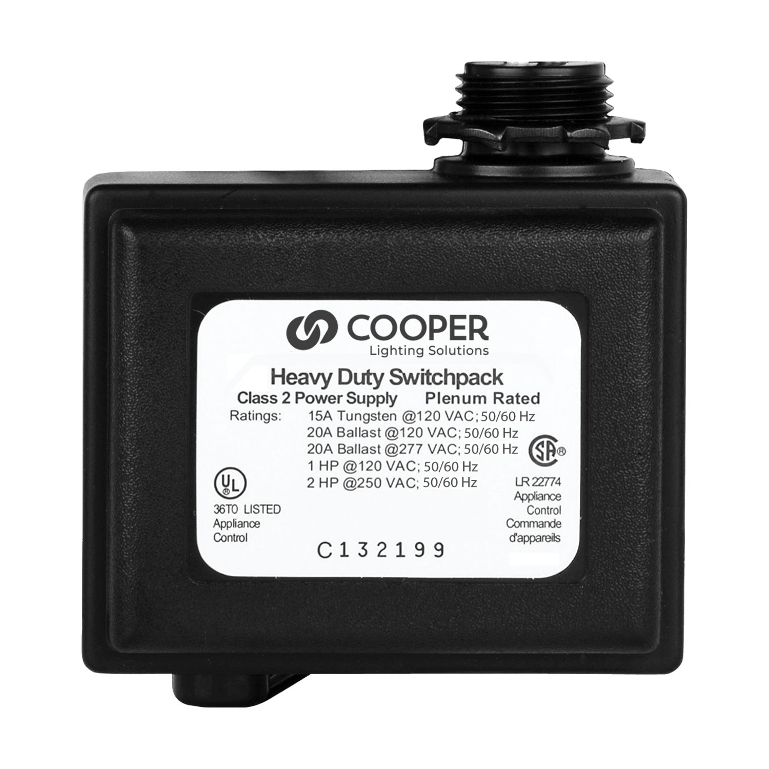 SP15/SP20 - Switchpack 15VDC Output - Powerpack | Cooper Lighting Solutions