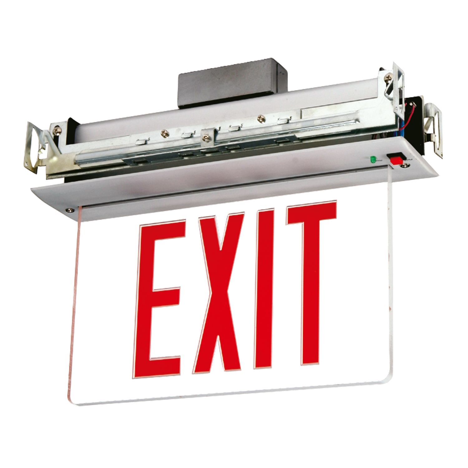 REUR - Recessed Edge-lit Exit Sign | Cooper Lighting Solutions