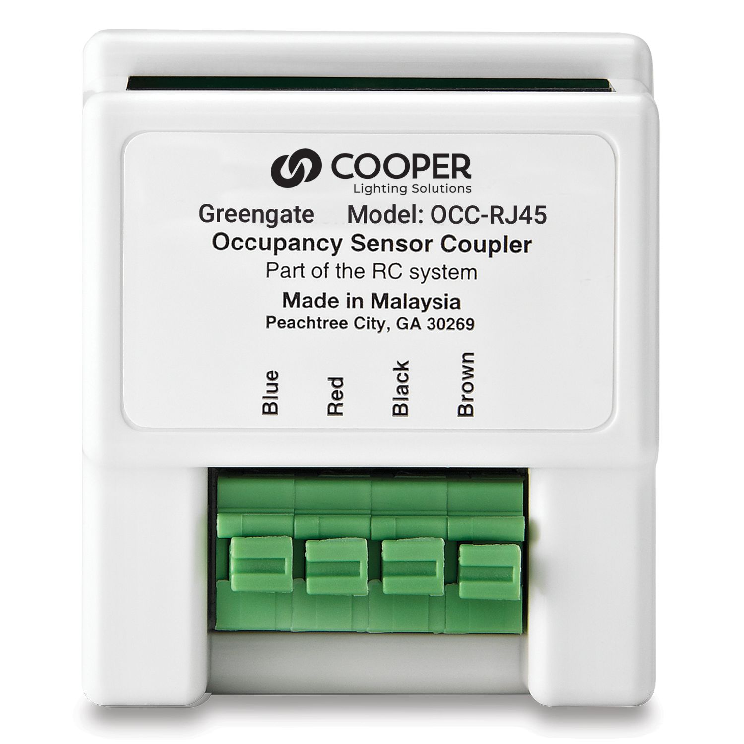 OCC-RJ45 - Input/Output Cat5 Low Voltage Sensor Coupler | Cooper ...